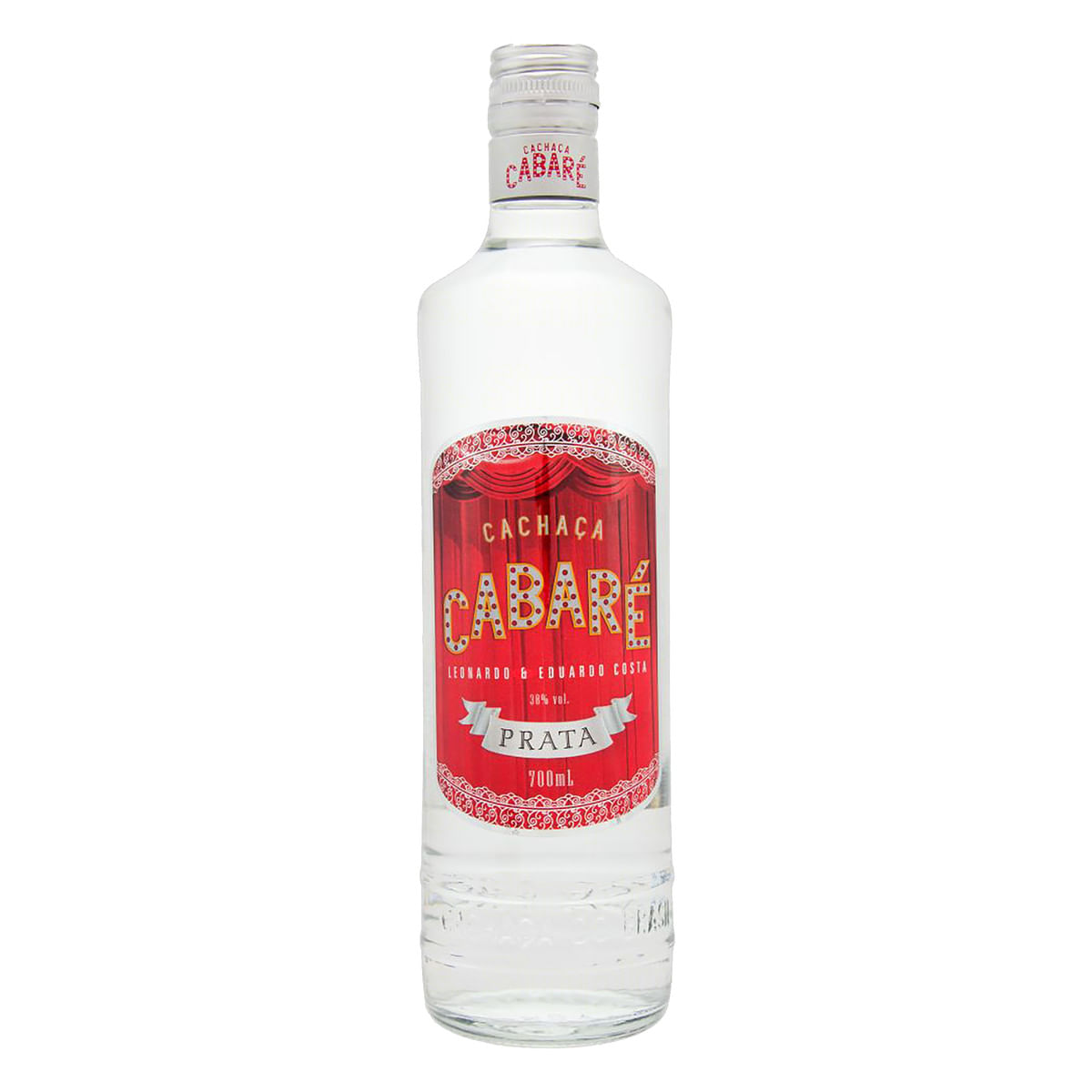 Cachaça Prata Cabaré Garrafa 700ml - Nova Era