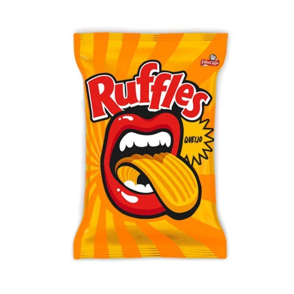 Batata RUFFLES Chips Original Sabor Queijo Pacote 90g
