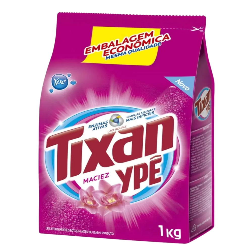 Lava Roupas em Pó Maciez TIXAN YPÊ Pacote 1kg Lava Roupas em Pó Maciez TIXAN YPÊ Pacote 1kg