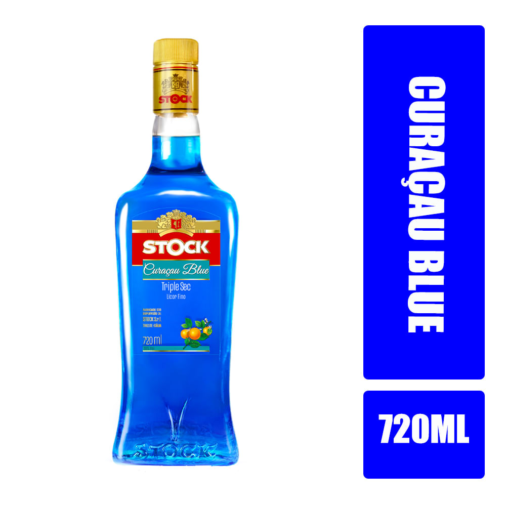 Licor Curaçau STOCK Fino Blue Garrafa 720ml