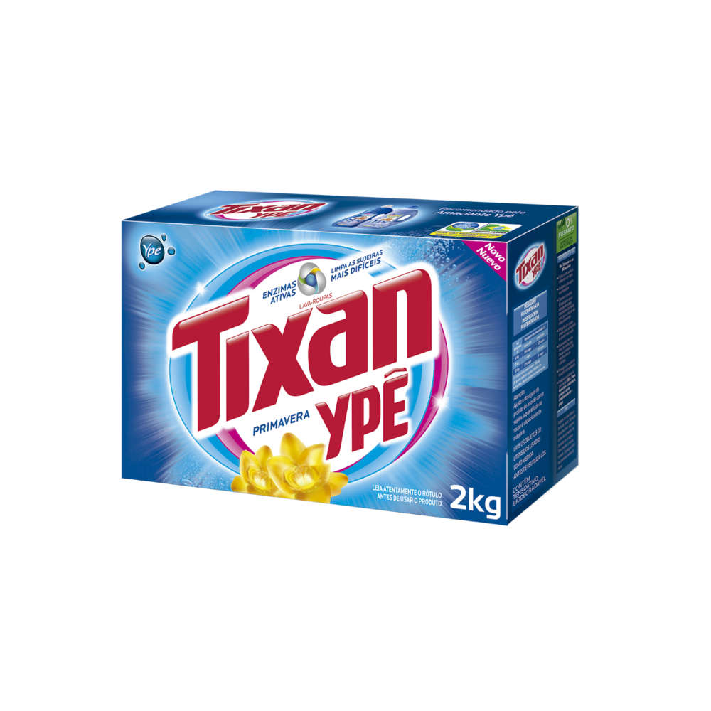 Lava Roupas em Pó Primavera TIXAN YPÊ Caixa 2kg - Nova Era