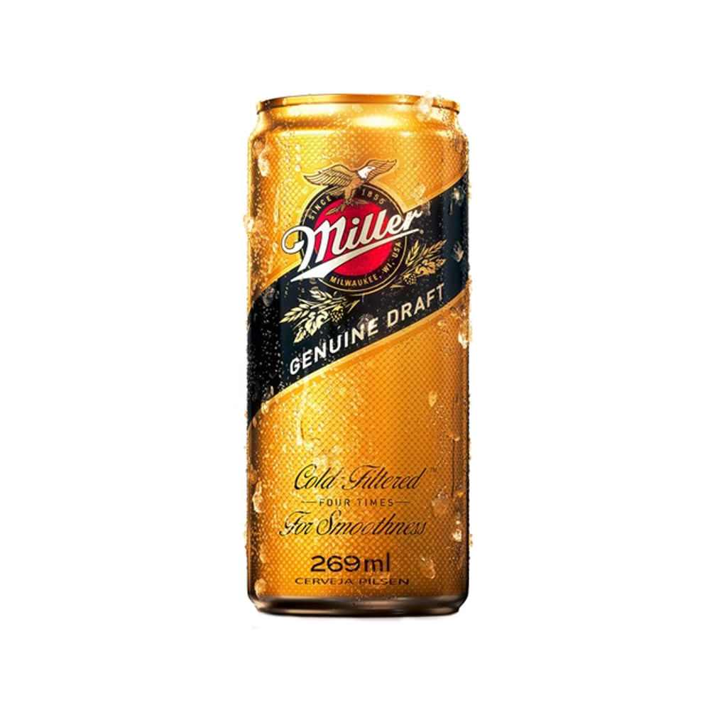 Cerveja Miller Genuine Draft Lata 269ml - Nova Era