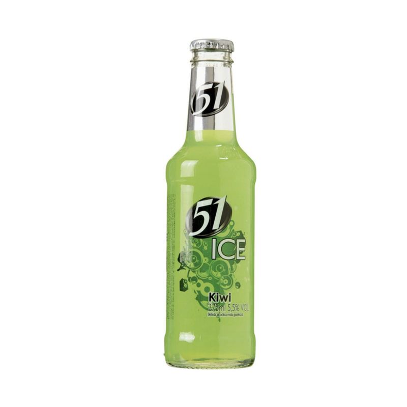 Bebida ICE 51 Sabor Kiwi Garrafa 275ml Bebida ICE 51 Sabor Kiwi Garrafa 275ml