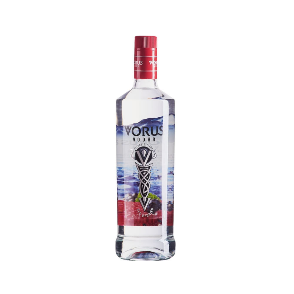Vodka VORUS Red Berries Garrafa 1L