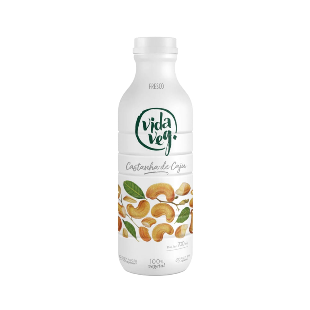 Bebida Vegetal Fresca Vida Veg Castanha De Caju Frasco 700ml