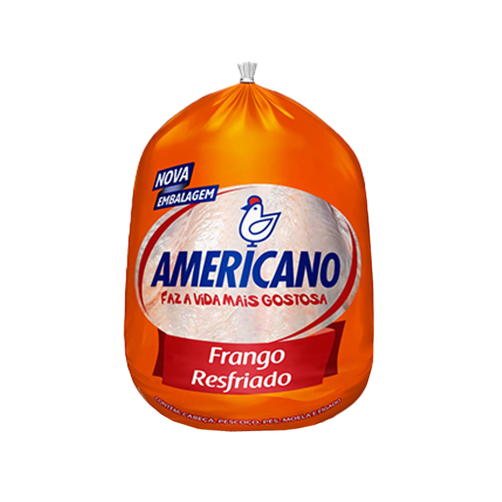 Frango Inteiro AMERICANO Sem Miúdos Aproximadamente 3,2kg - Nova Era