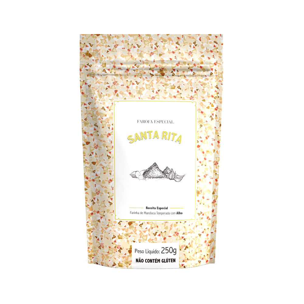 Farofa Especial SANTA RITA Alho Pouch 250g