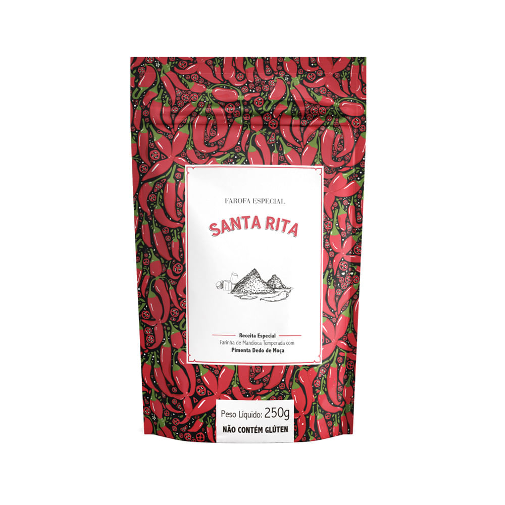 Farofa Especial SANTA RITA Pimenta Dedo de Moça Pouch 250g