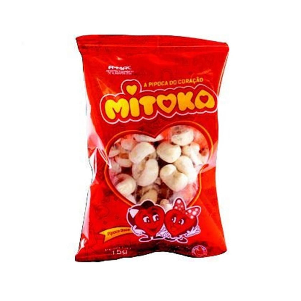 Pipoca Doce Pronta Mitoka Pacote 15g