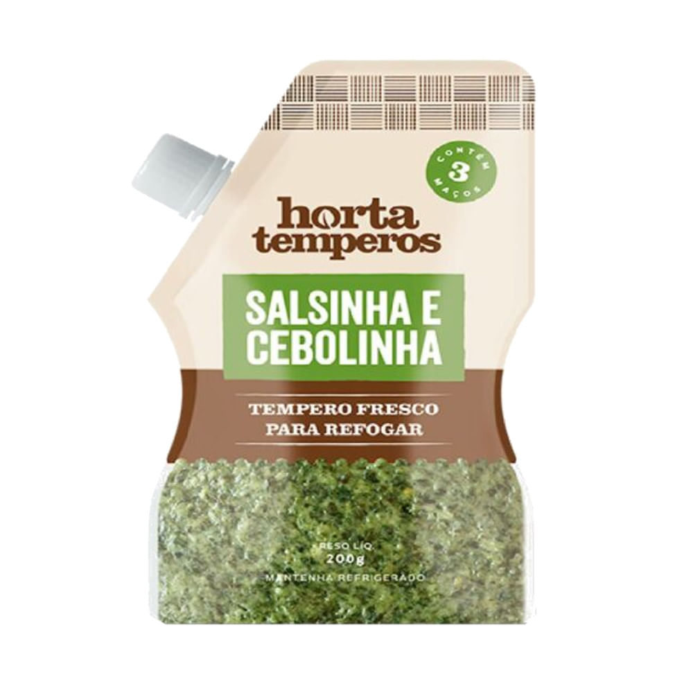 Tempero Fresco em Pasta HORTA TEMPEROS Salsa e Cebolinha 200g