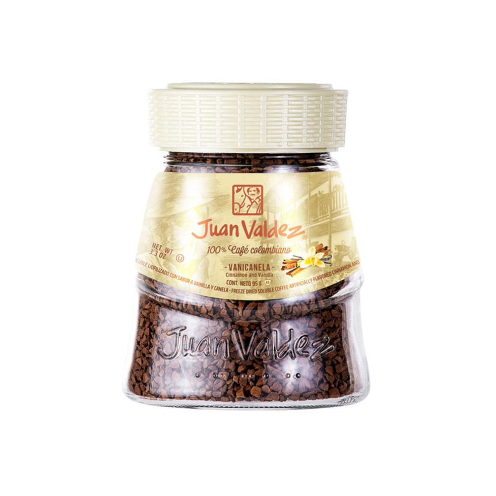 Café Solúvel JUAN VALDEZ Sabor VaniCanela Frasco 95g Café Solúvel JUAN VALDEZ Sabor VaniCanela Frasco 95g