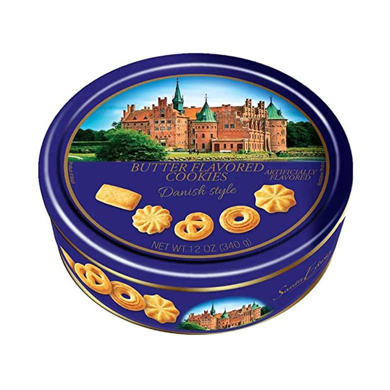 Biscoito Cookies Amanteigado Danish Style Lata 340g