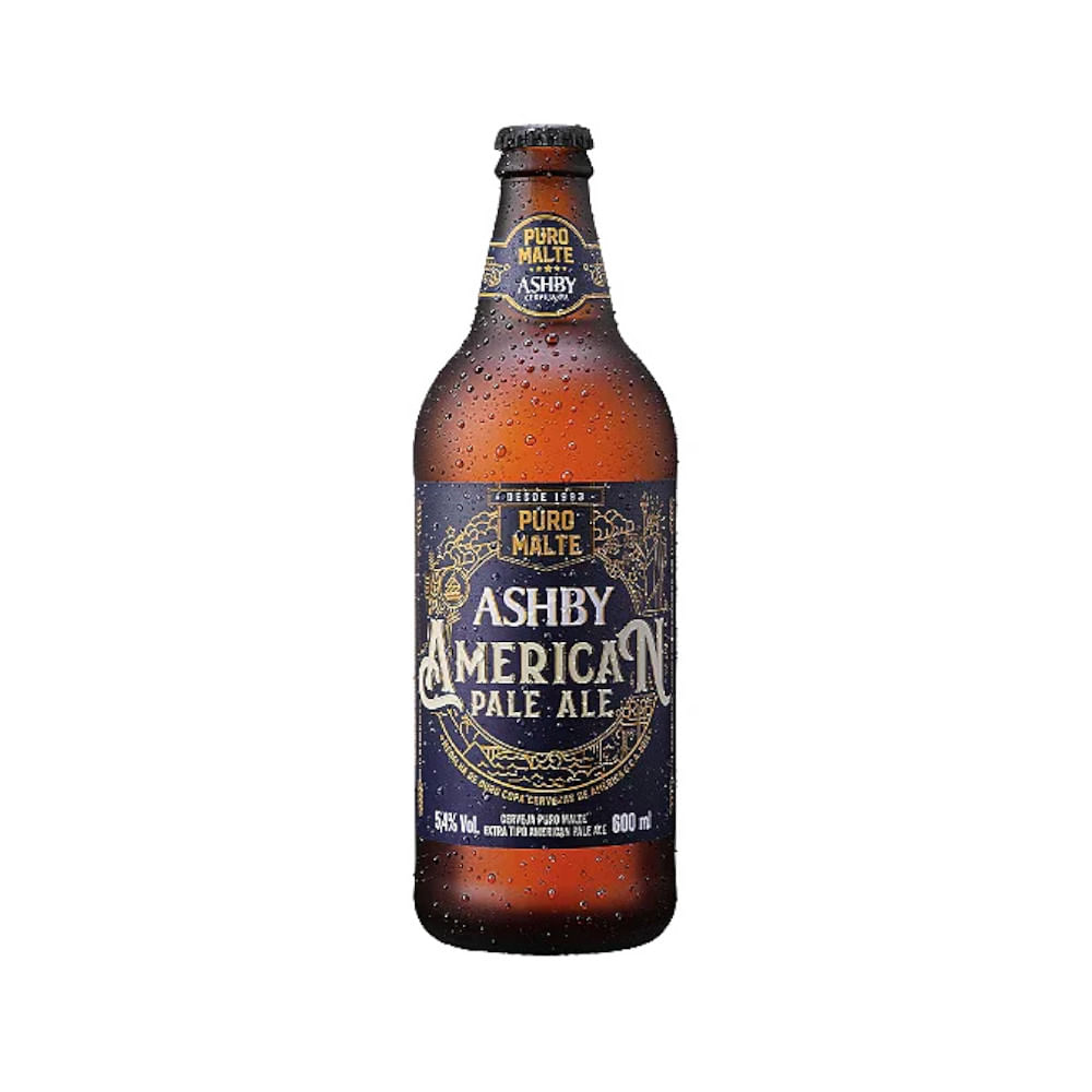 Cerveja Puro Malte Ashby American Pale Ale Garrafa 600ml