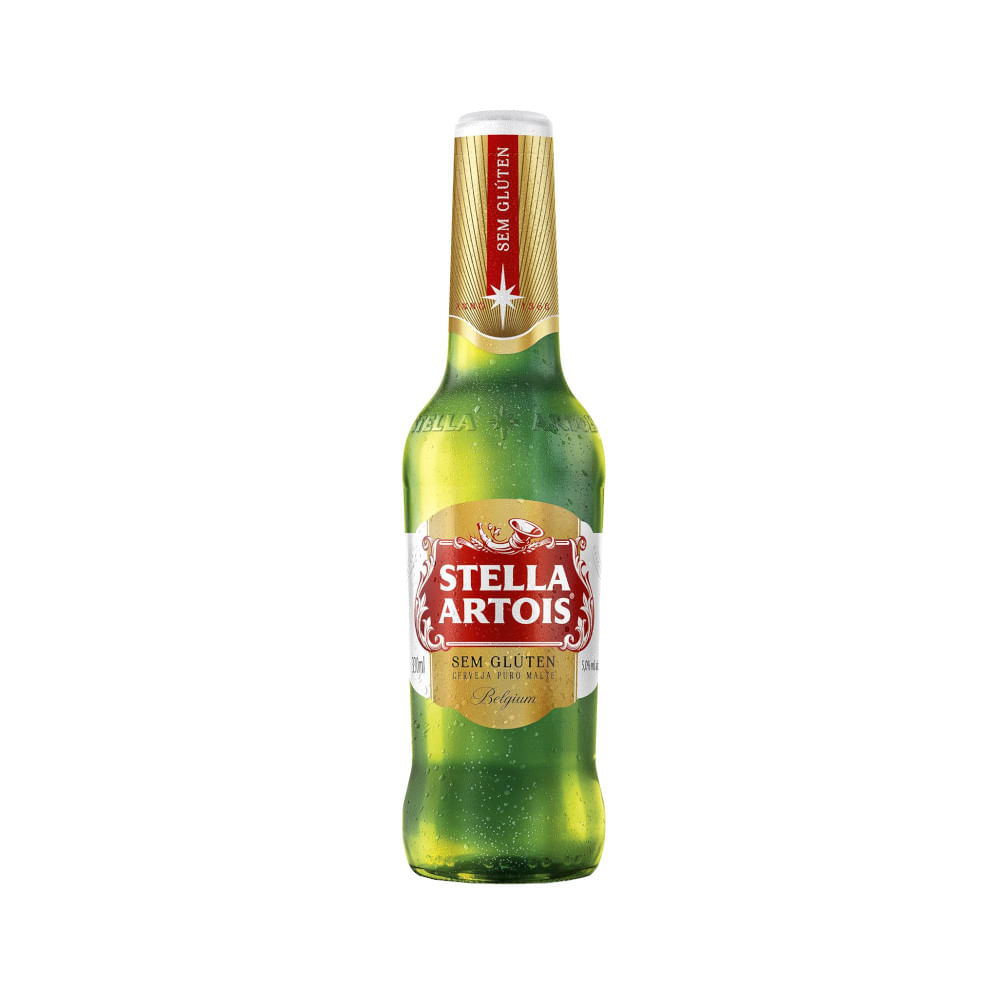 Cerveja Puro Malte STELLA ARTOIS Sem Glúten 330ml Cerveja Puro Malte STELLA ARTOIS Sem Glúten 330ml