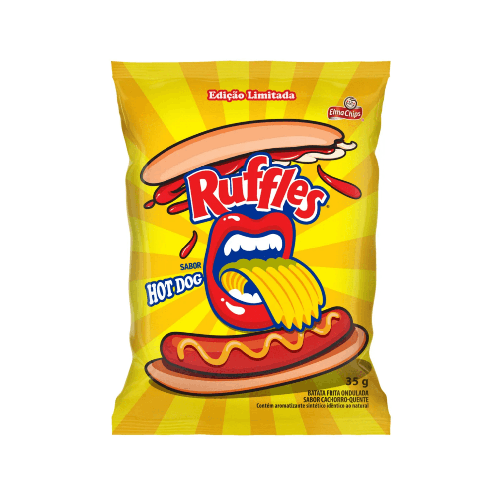 Batata Ruffles Hot Dog Embalagem 35g