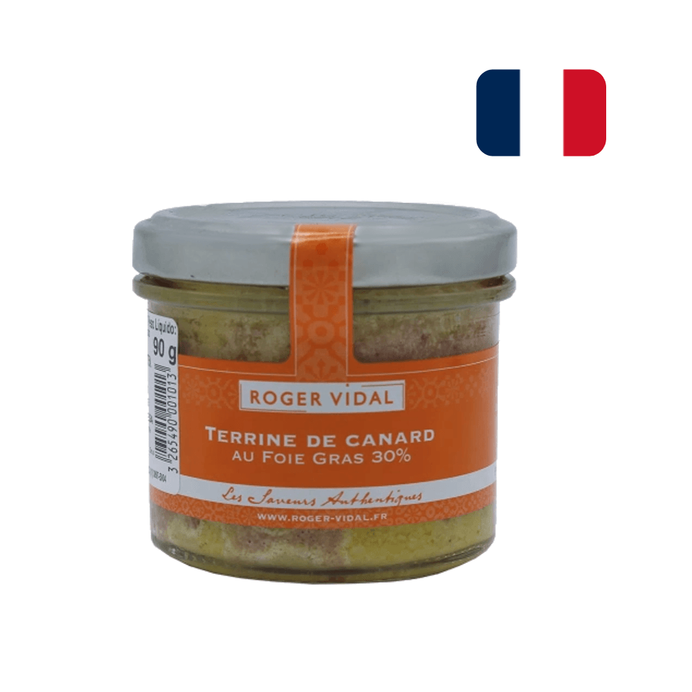 Patê Francês Roger Vidal Terrine de Canard Frasco 90g