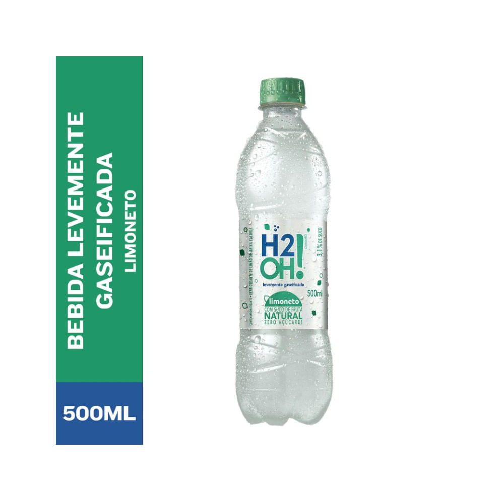 Refrigerante H2OH Limoneto Garrafa 500ml - Nova Era