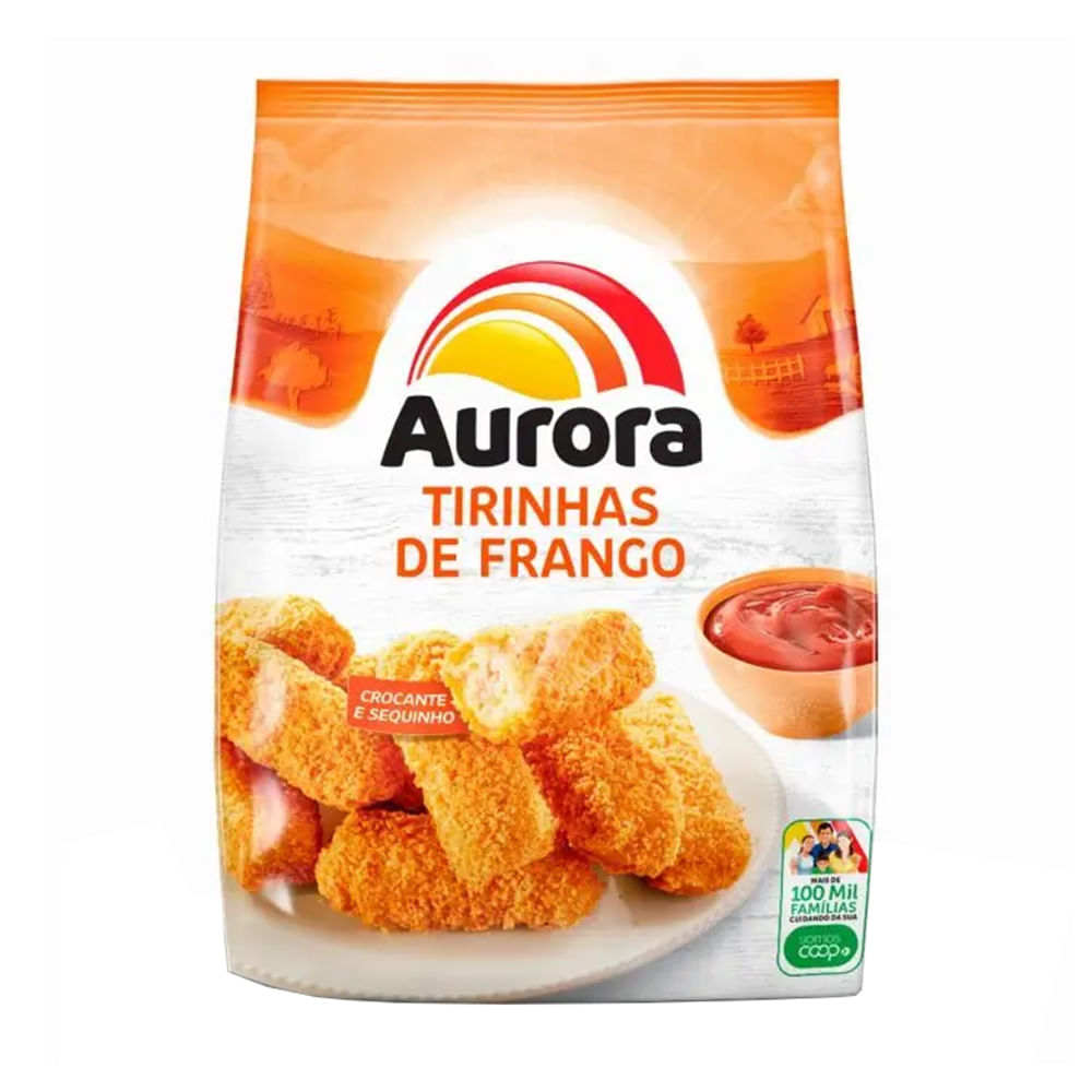 Tirinhas de Frango AURORA Pacote 275g - Nova Era
