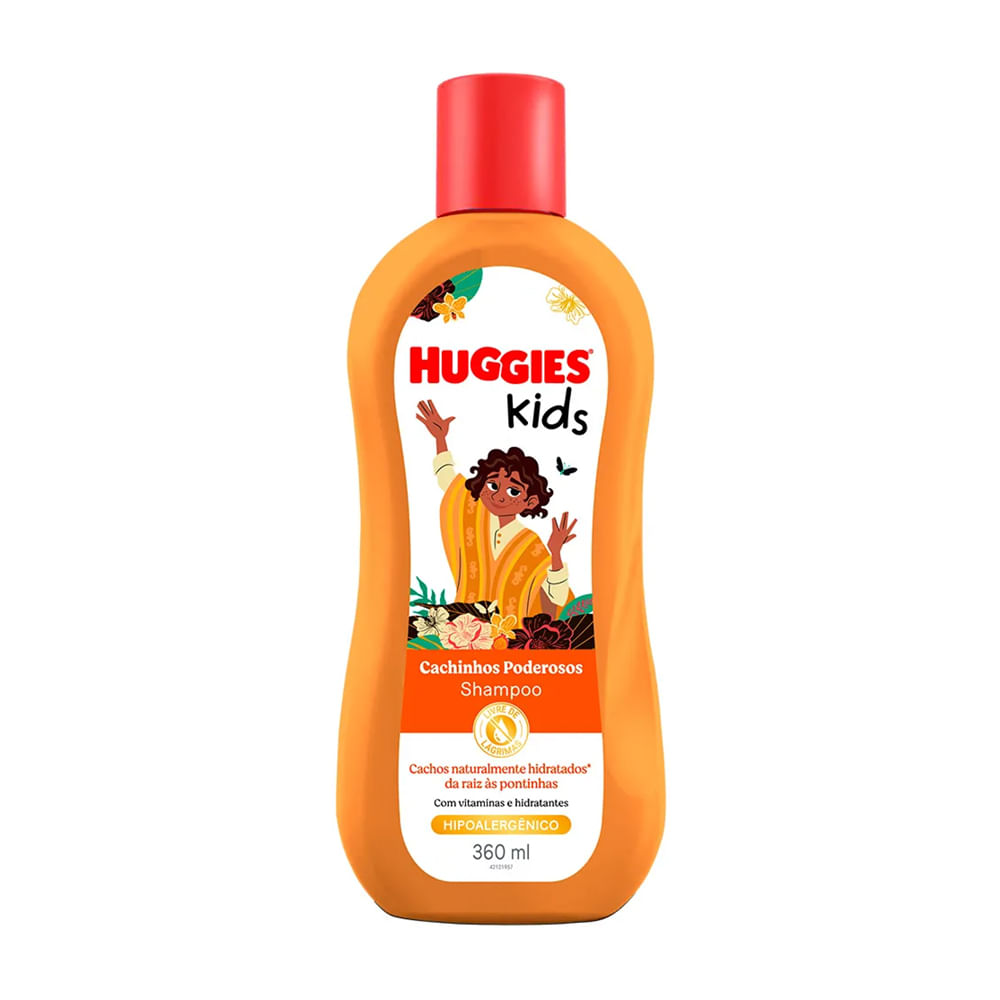 Shampoo Infantil HUGGIES Encanto Cachinhos Poderosos Frasco 360ml ...
