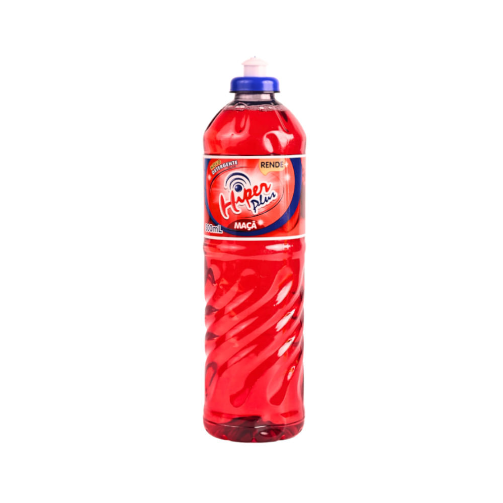 Detergente Liquido HIPER PLUS Maçã 500ml - Nova Era