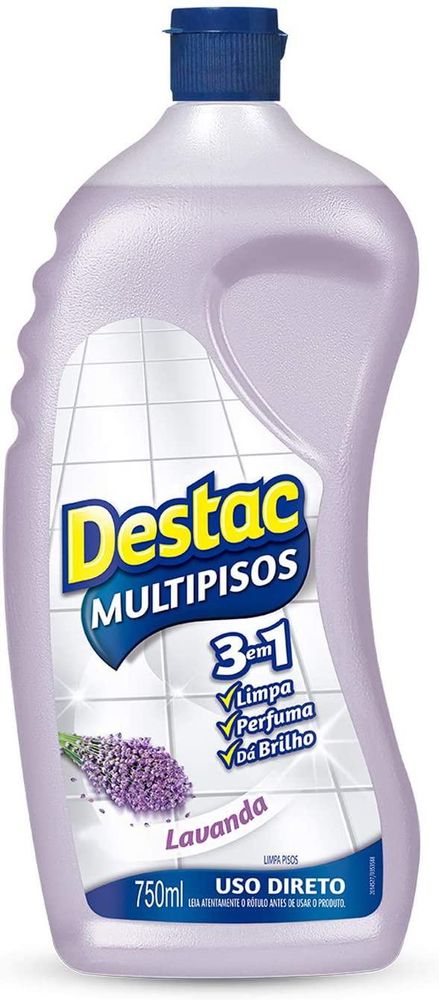 Limpa Piso Destac Multipisos Lavanda e Alfazema 750ml - Nova Era