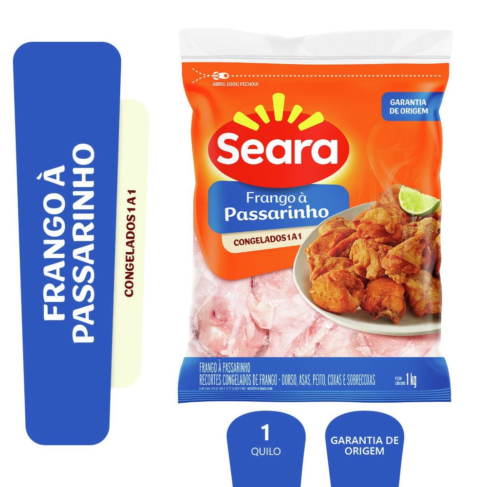 Frango a passarinho Seara IQF 1kg