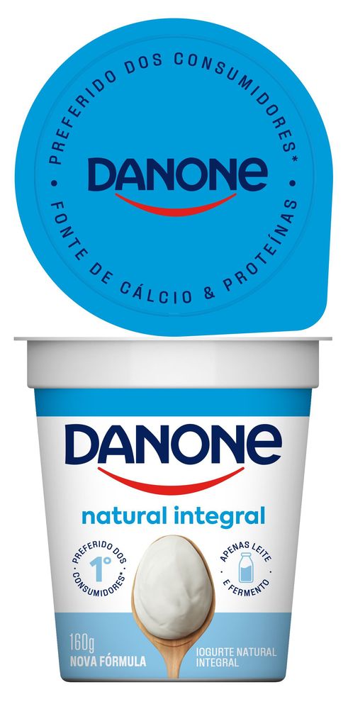 Iogurte Natural Danone Integral 160G