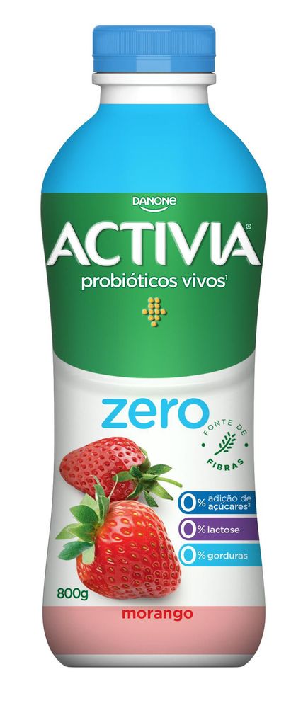 Activia Zero Líquido Morango 800g - Nova Era