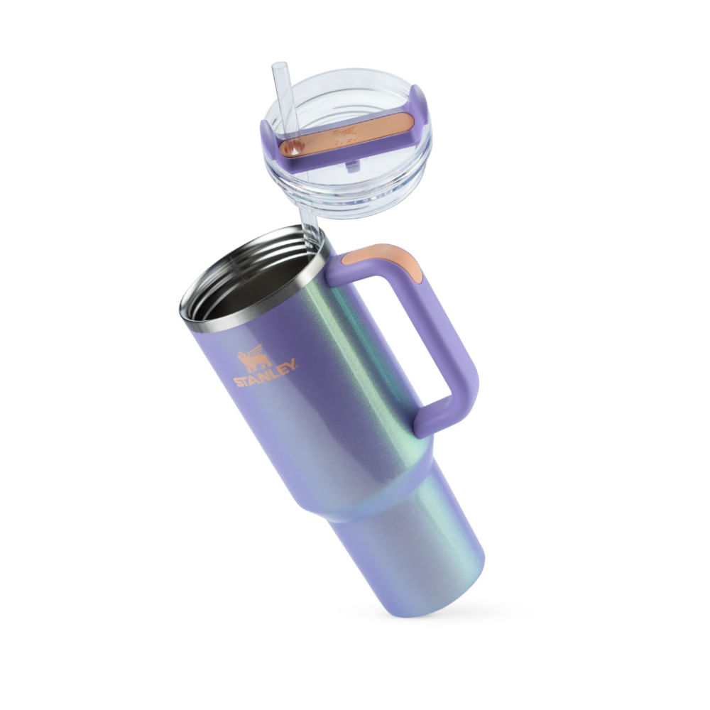 Copo Térmico Stanley com Canudo Cor Periwinkle 1,18L